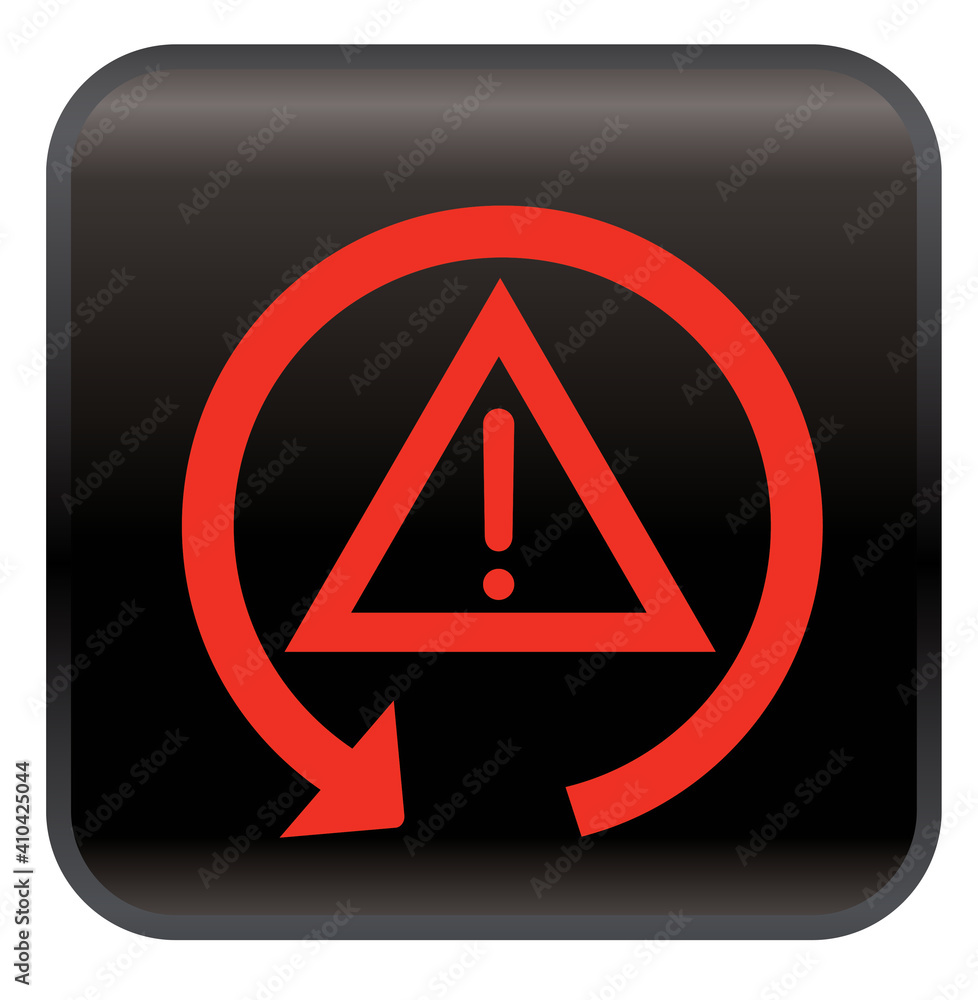 ESP Fault warning light symbol Stock Illustration | Adobe Stock