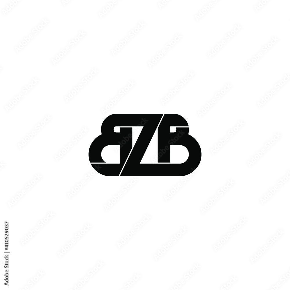 bzb letter original monogram logo design Stock Vector | Adobe Stock