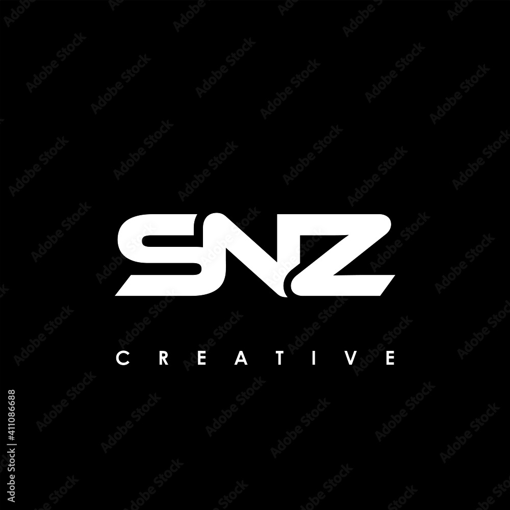 SNZ Letter Initial Logo Design Template Vector Illustration 素材庫向量圖 ...