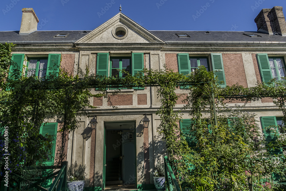 Photo Stock The house of Claude Monet (famous French impressionist ...