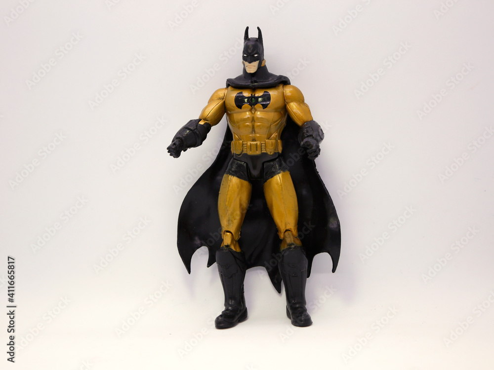 Batman. Bat super hero. The knight of the night. Toy figure. Toy. Doll ...