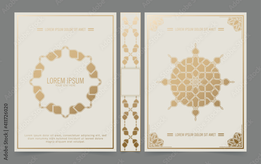 Vintage Decorative mandala book cover design Stock Vector | Adobe Stock