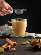 Straining Tea Free Stock Photo - Public Domain Pictures