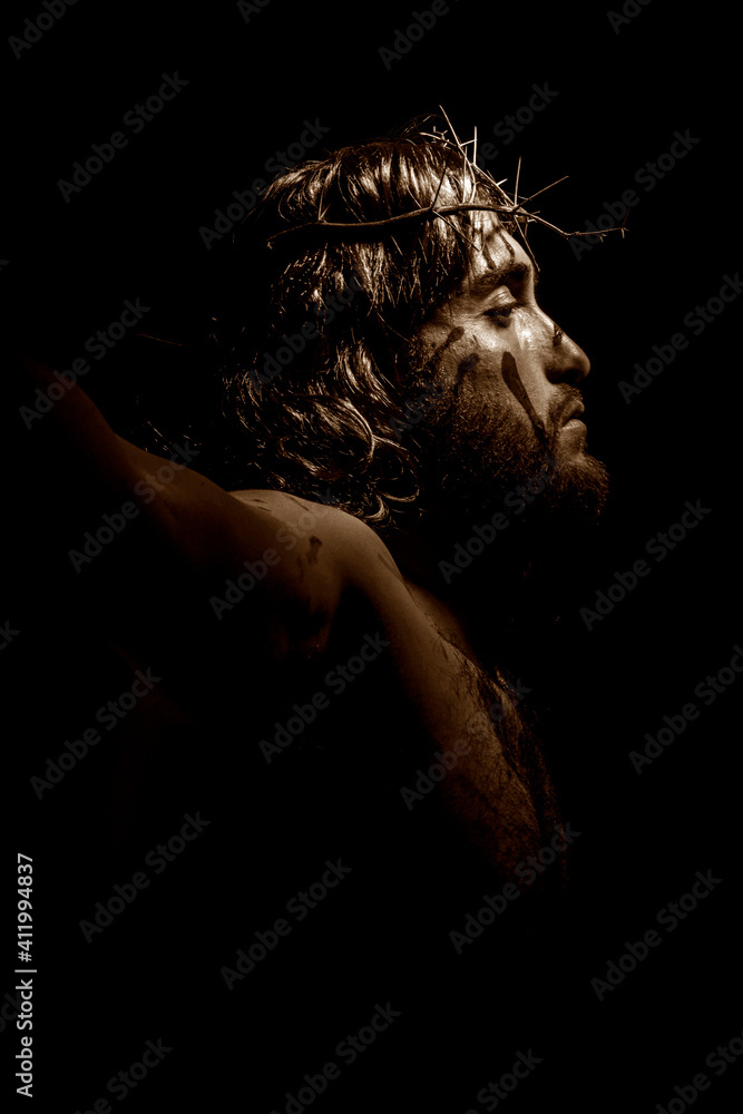 Jesus Christ crucified Stock Photo | Adobe Stock
