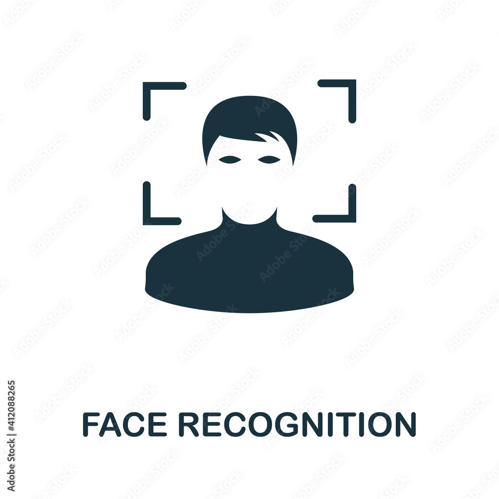 Face Recognition icon. Simple element from technology collection ...