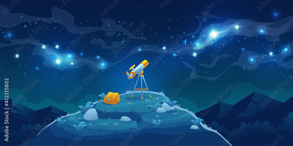 Telescope for science discovery, study astronomy, watching stars and ...