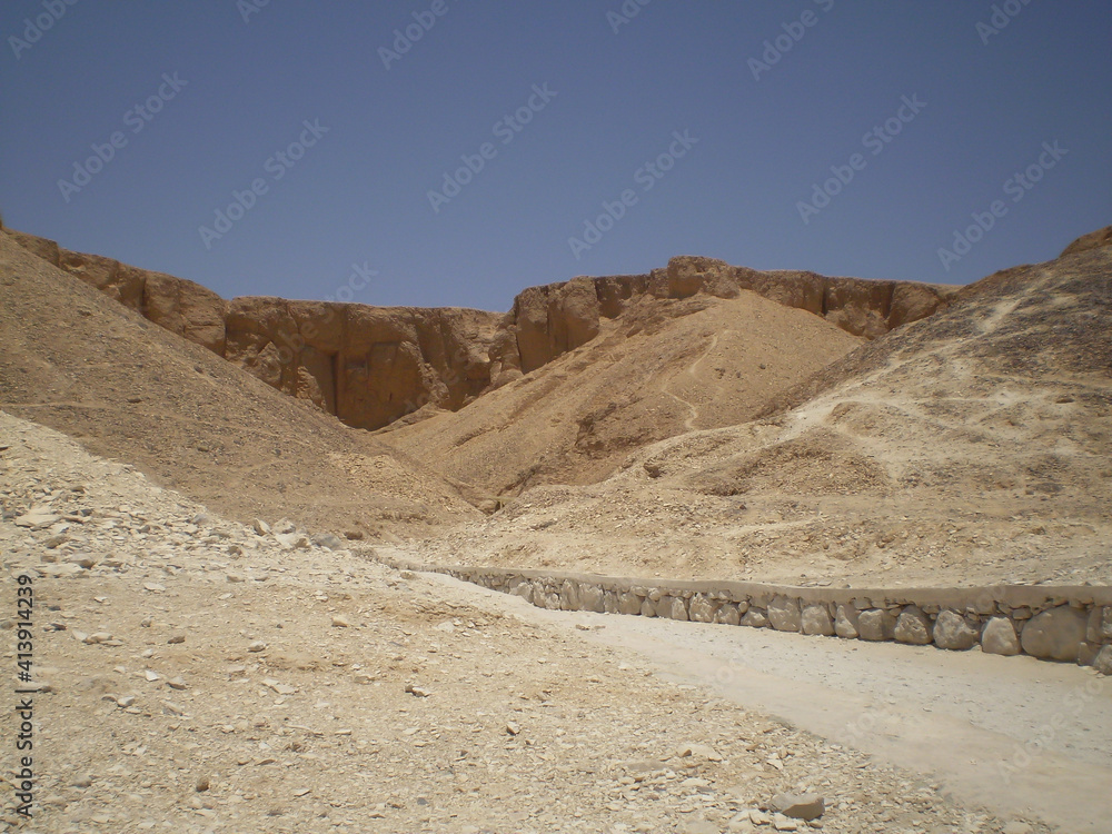 Egypt - The Valley of the Kings where many Egyptian kings rest in peace ...