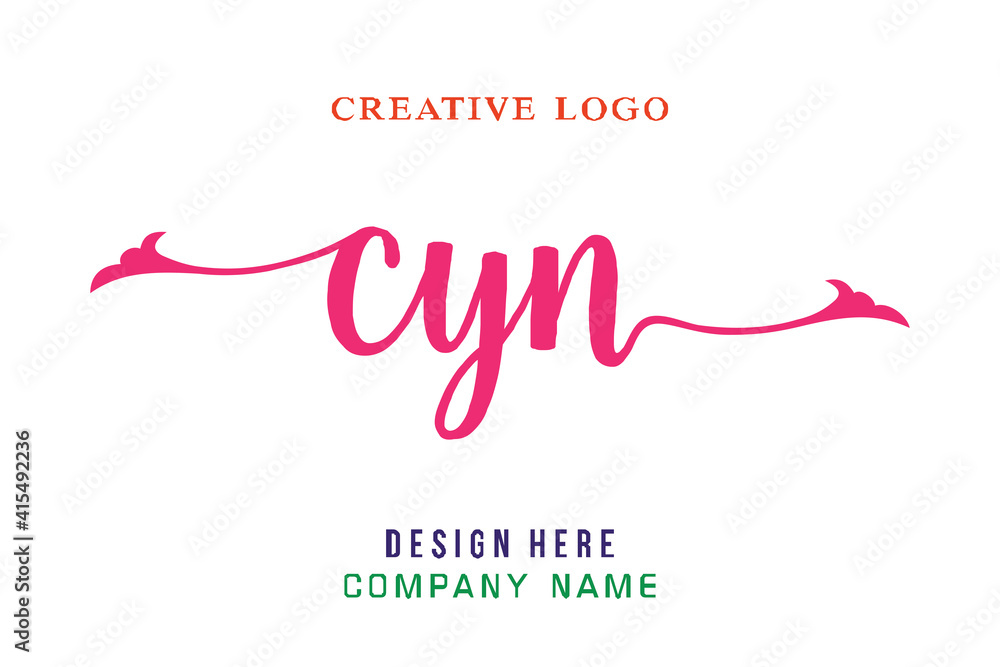 CYN lettering logo is simple, easy to understand and authoritative ...