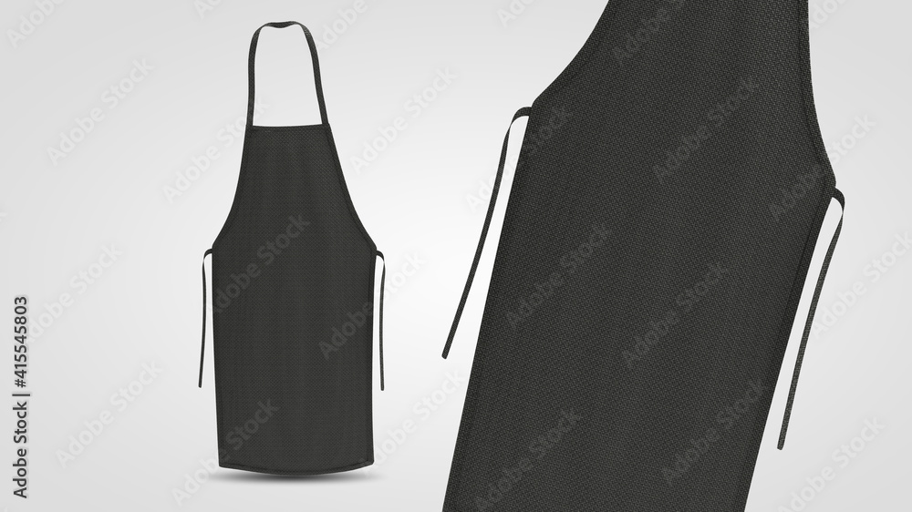 Apron 3d rendering mockup design Stock Illustration | Adobe Stock