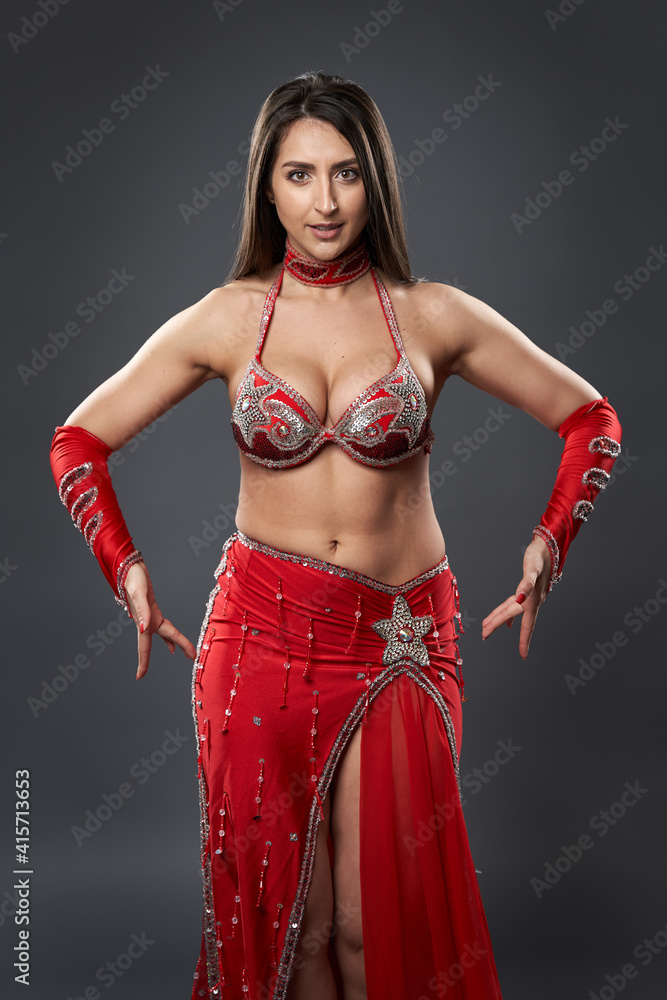 Arabic lady belly dancer Stock Photo | Adobe Stock