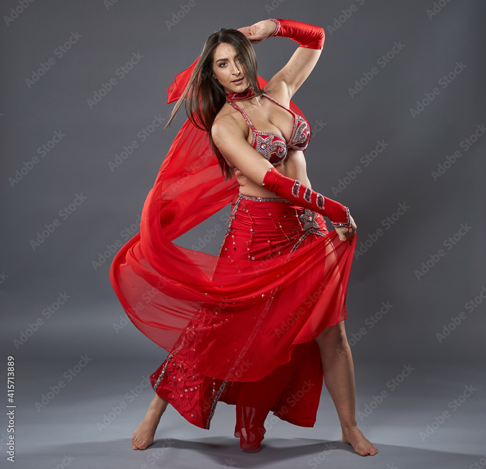Arabic lady belly dancer Stock Photo | Adobe Stock