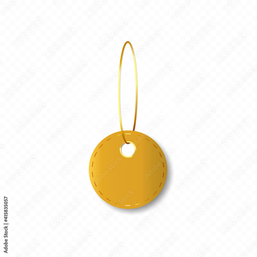 Premium quality vector badge. Luxury golden circle label, sticker, tag ...
