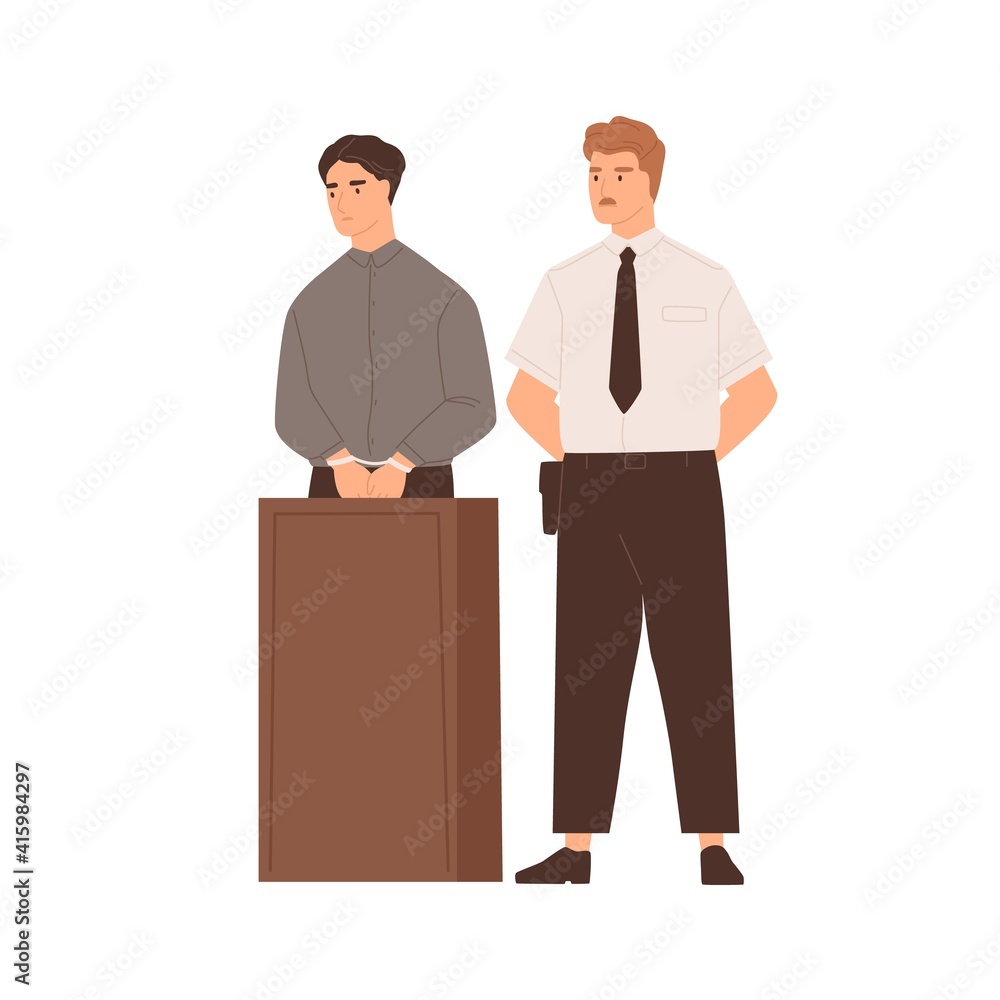 Guy Standing Up In Court