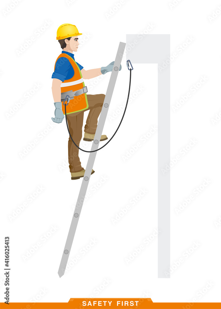 Rules for working at height. Safety engineering. Scaffolding and ...