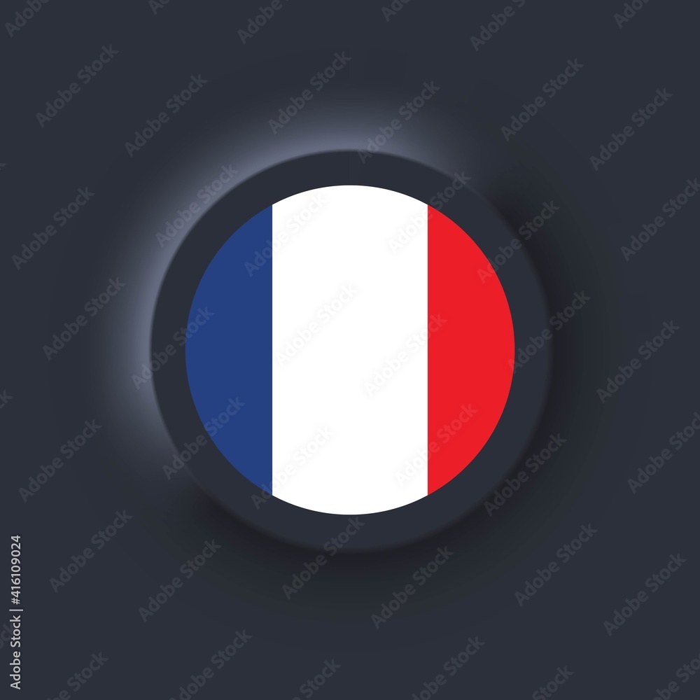 Vector de Stock Flag of France. National France flag. French symbol ...