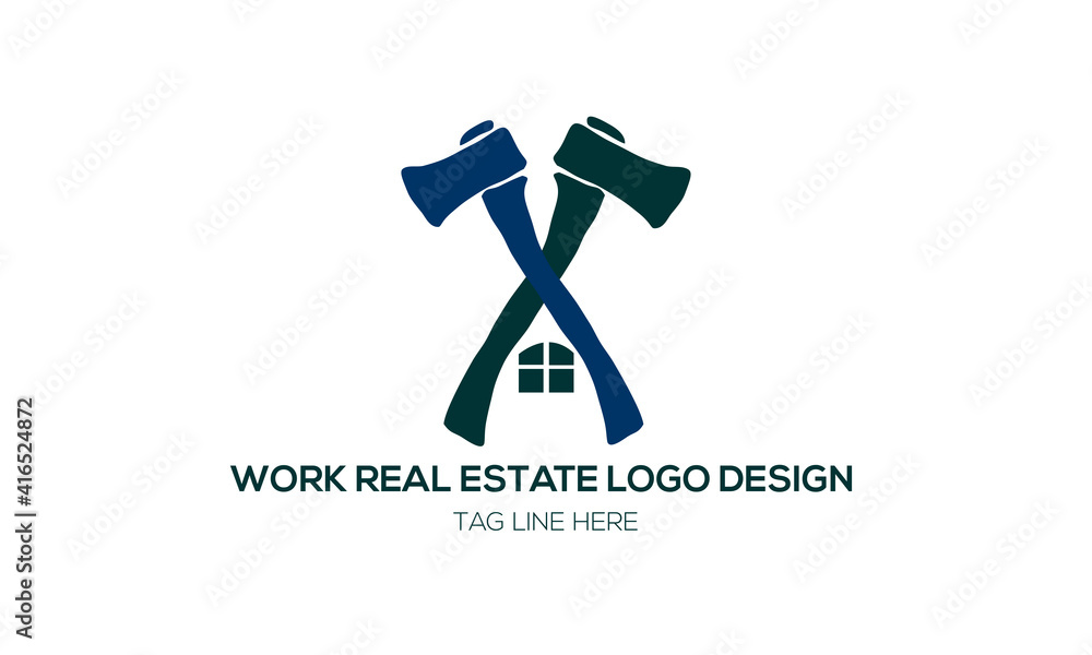 work logo design concept. Stock Vector | Adobe Stock