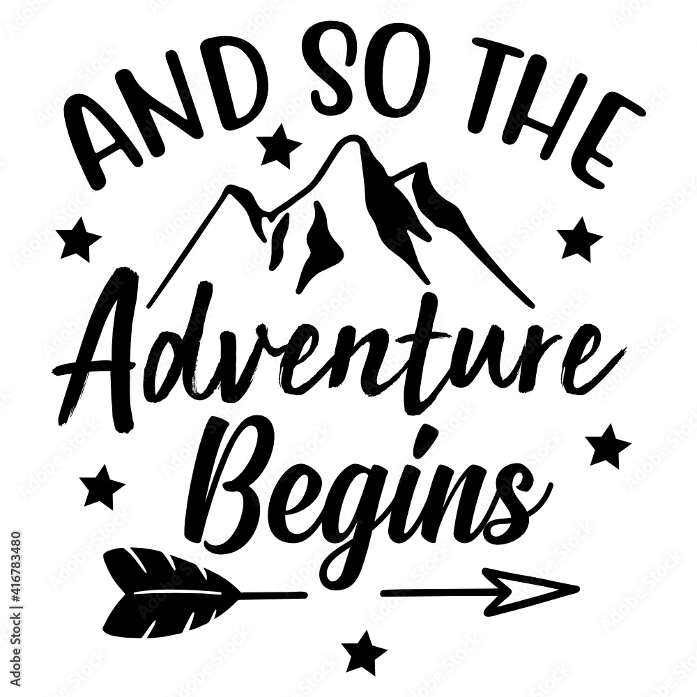 Adventures svg design Stock Vector | Adobe Stock