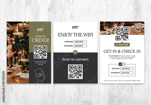 QR Code Scan Layout to Order Menu and Access Wifi – tuto a podobné ...
