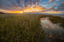 Sunset Over Country Field 2 Free Stock Photo - Public Domain Pictures