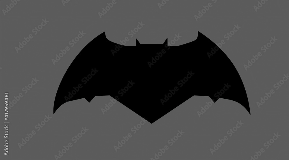 Bologna / Italy - March 3, 2021: Famous Batman logo to celebrate the ...