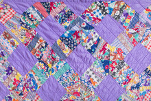 Vintage Purple Quilt Patchwork Art Free Stock Photo - Public Domain ...