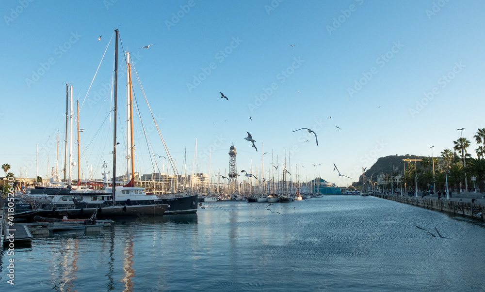 Port Vell is the oldest and largest port in the city of Barcelona ...