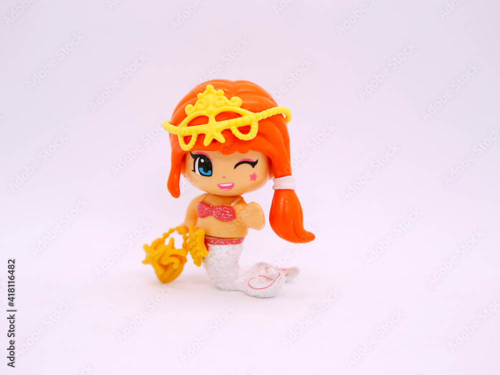 Pinypon. Pin y pon. Cute princess mermaid. Mythological beings with ...