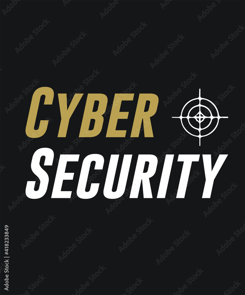 Stock-Vektorgrafik „Cyber security intelligence graphic design custom ...