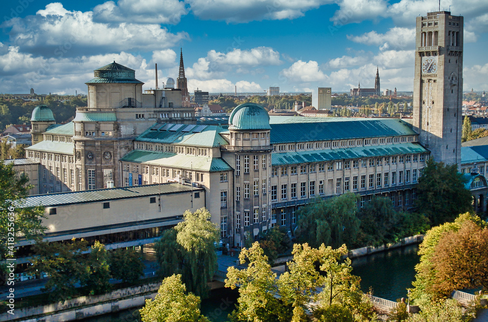 German Museum or Deutsches Museum in Munich, Germany, the world's ...