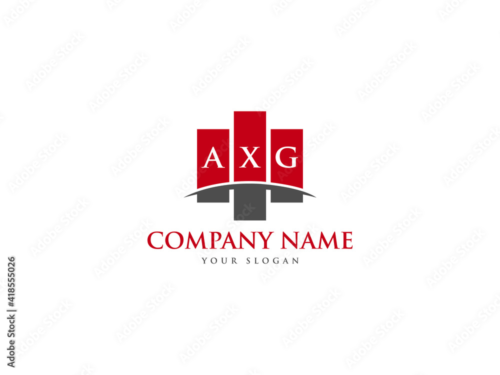AXG Logo Letter Design For Business Stock Vector | Adobe Stock