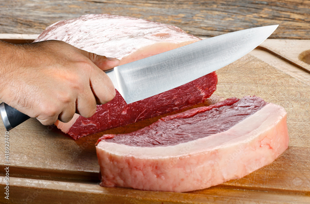 Picanha, traditional Brazilian beef cut Stock Photo | Adobe Stock