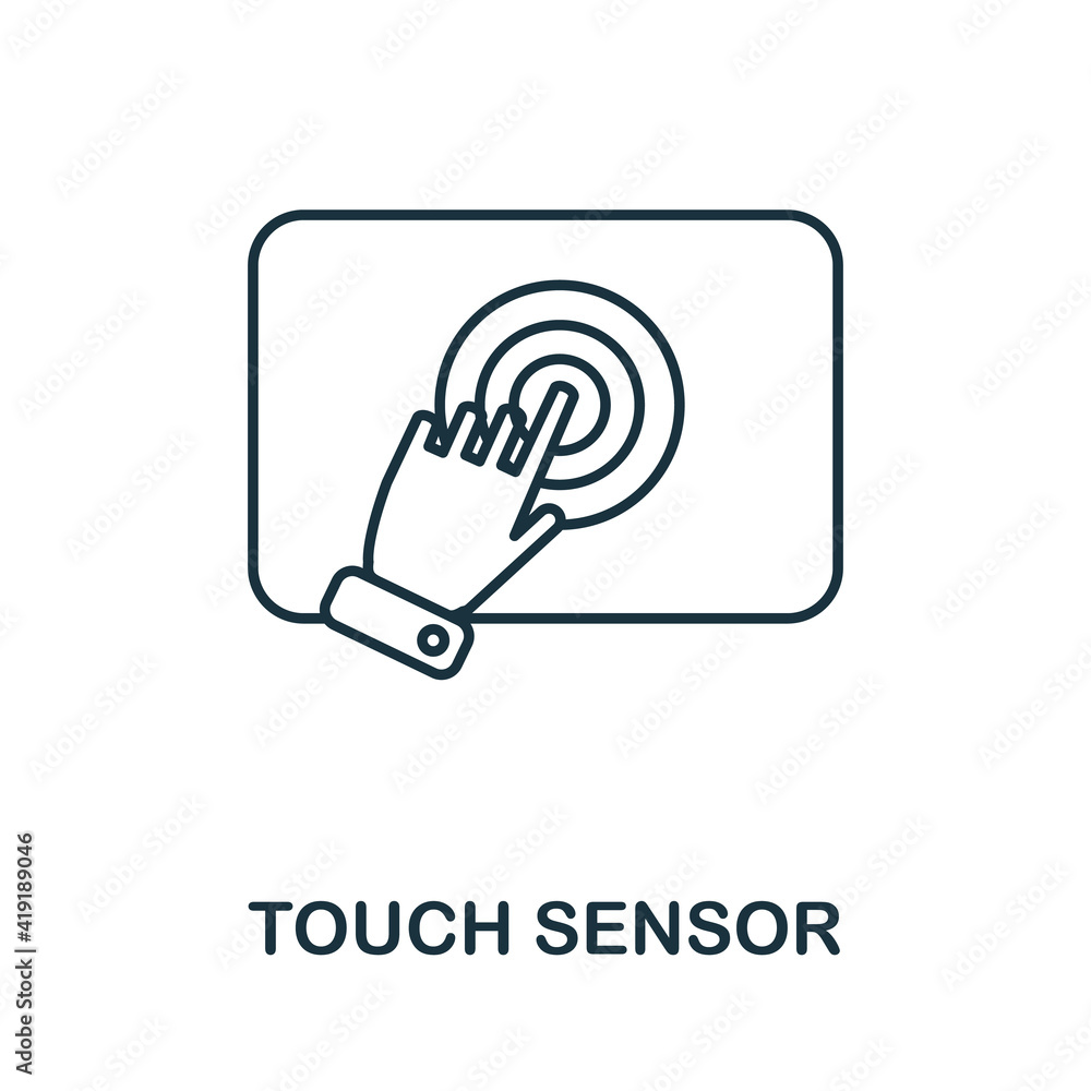 Touch Sensor icon. Simple element from sensors icons collection ...