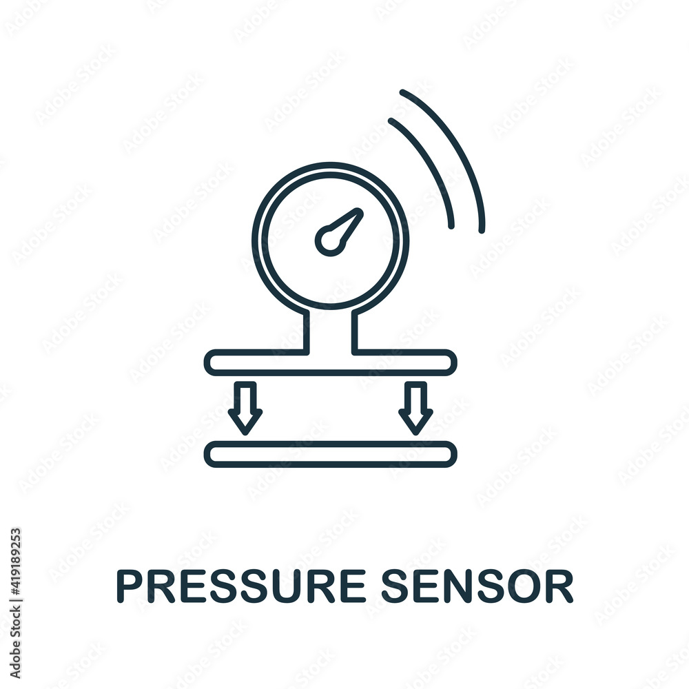 Pressure Sensor icon. Simple element from sensors icons collection ...