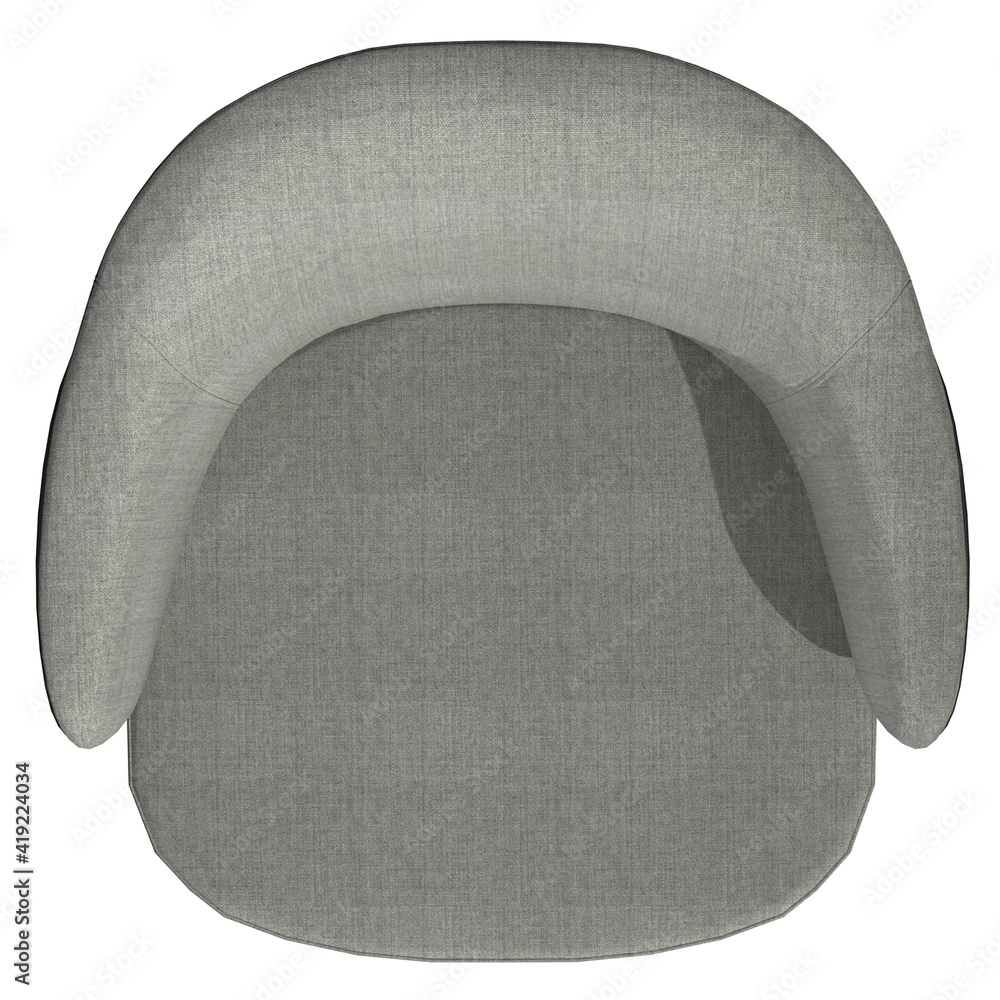 CHAIR ARMCHAIR TOP VIEW - CHAIR ARMCHAIR IN PLAN Stock Illustration | Adobe Stock