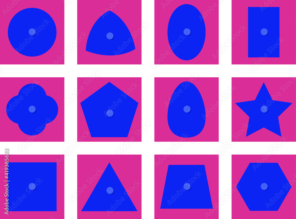 Montessori Quatrefoil and Metal Insets: circle, square, triangle ...