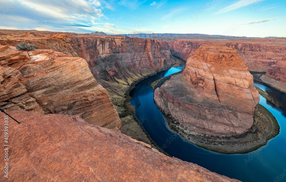 Arizona meander Horseshoe Bend of the Colorado River in Glen Canyon ...