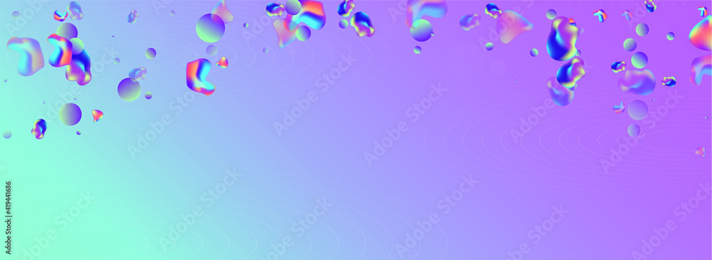 Light 3d Art Vector Transparent Background. Retro Blob Illustration ...