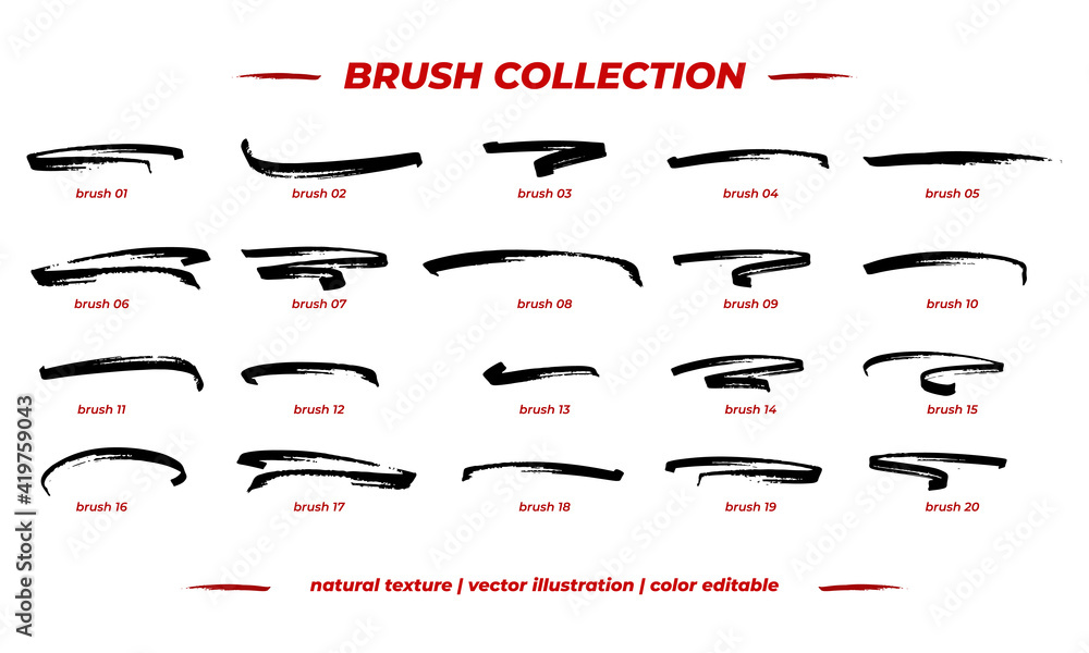 Typographic swash and swooshes tails. Retro swishes and swashes for ...