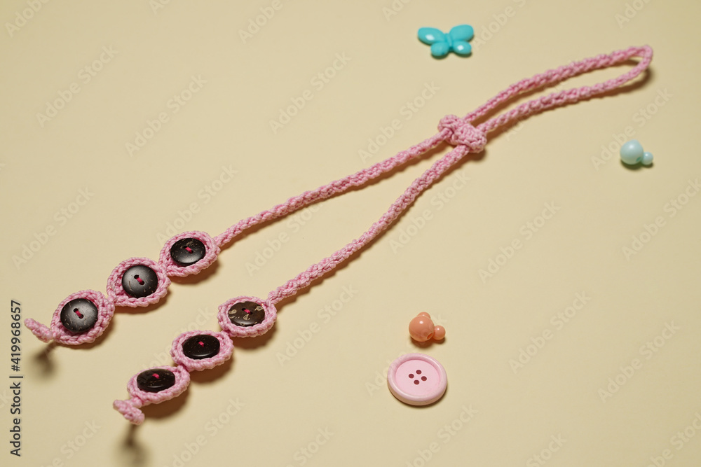 Handmade crochet mask straps Earloop mask converter. Gorgeous, colorful ...