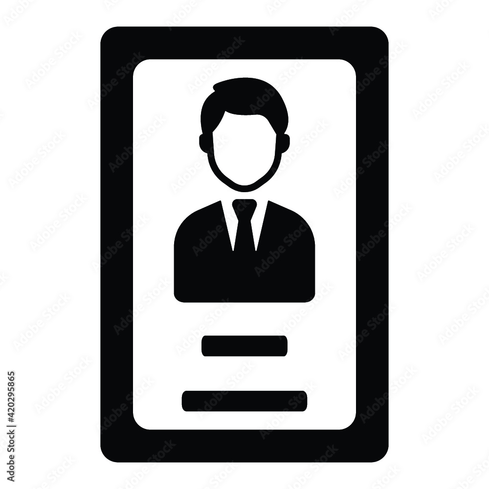 male identification avatar vector graphic Stock Vector | Adobe Stock
