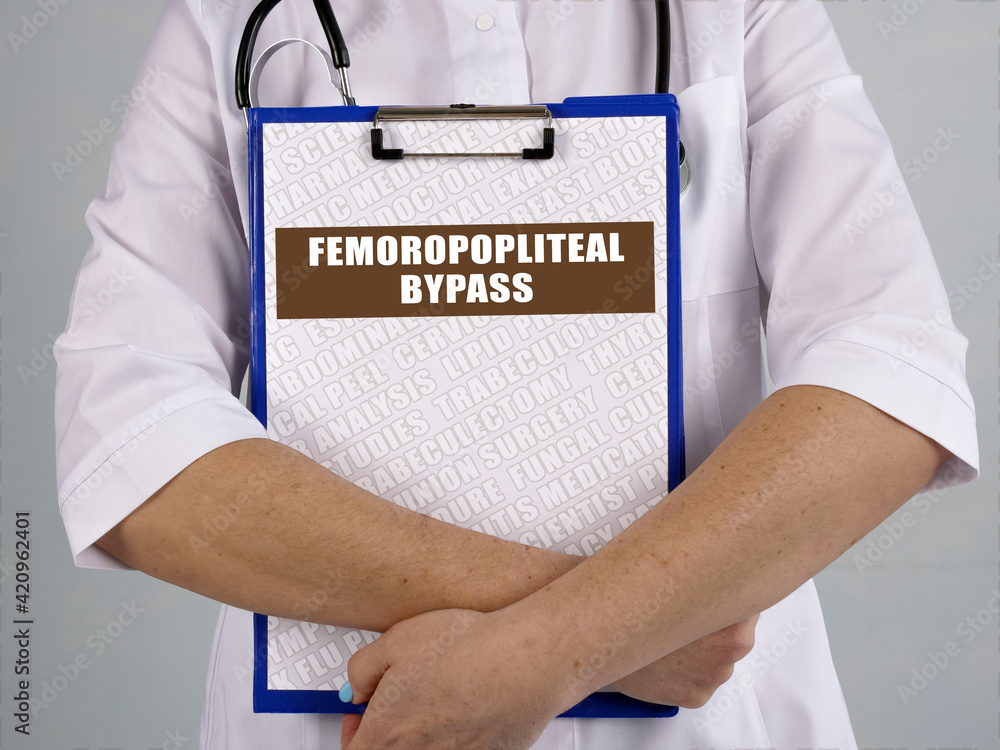Foto de Stock Healthcare concept meaning FEMOROPOPLITEAL BYPASS fem-pop ...