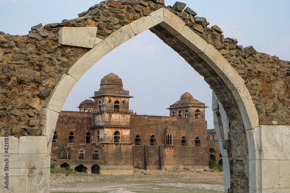 Jahaz Mahal is the most famous building in Mandu was built between two ...