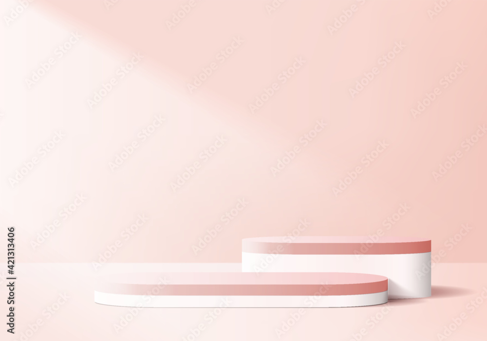 dais 3d display product abstract minimal scene with geometric podium ...