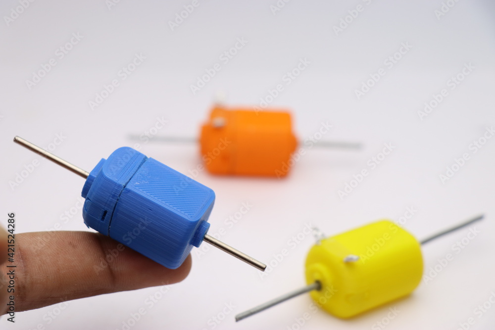 Dual shaft motor also called as Double shaft motor which is 3D Printed ...