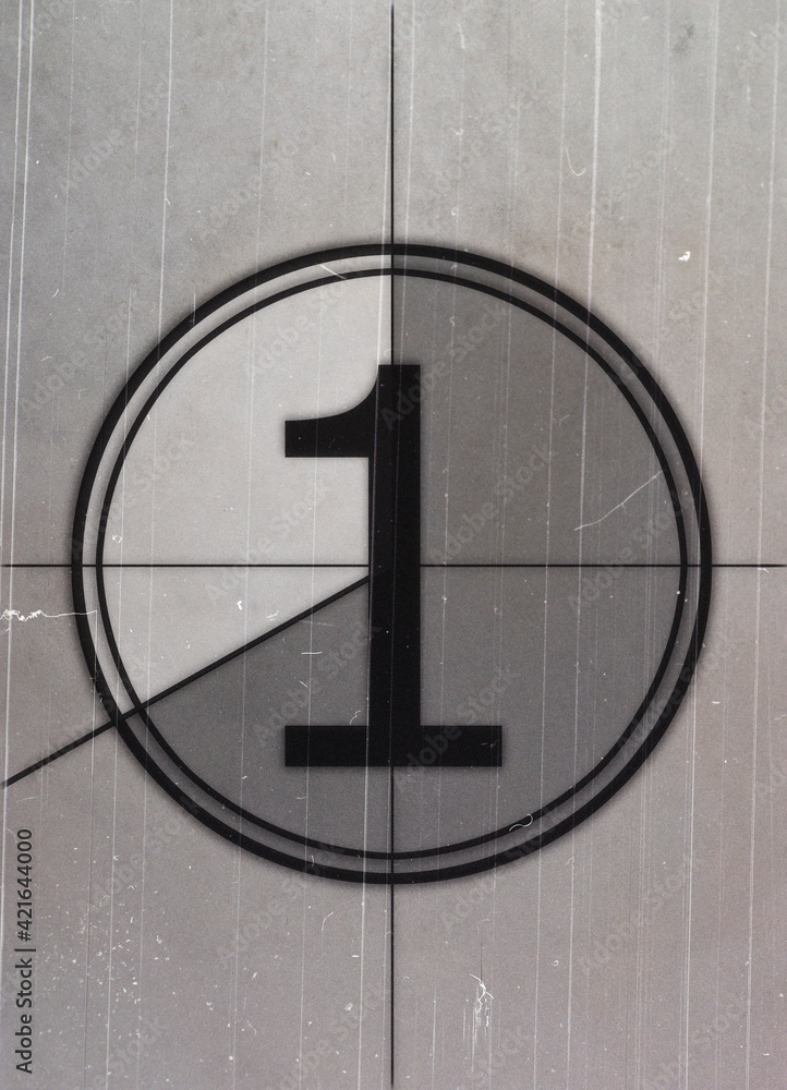 Film countdown Stock Photo | Adobe Stock