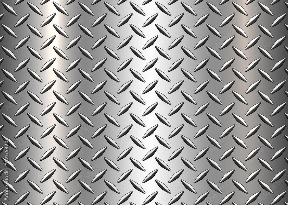 Diamond steel metal sheet texture background, shiny silver diamond ...