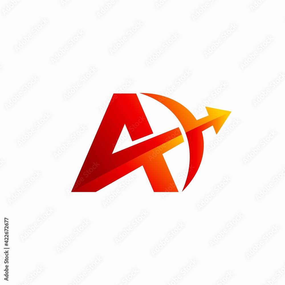 Archer logo with letter A concept Stock Vector | Adobe Stock