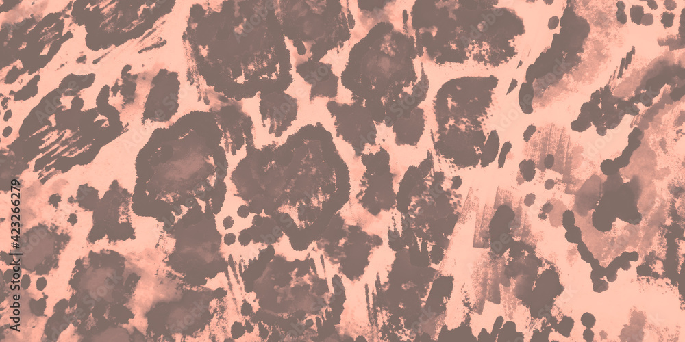 Beige Animal. Orange Giraffe Texture. Dalmatian Cartoon. Orange Holy ...