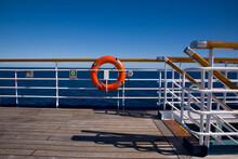 Cruise Vessel Railing And Sky Free Stock Photo - Public Domain Pictures