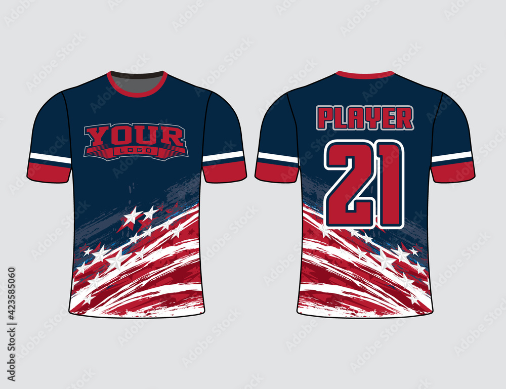 Sports gear template and mockup perfect for all sports team uniforms ...